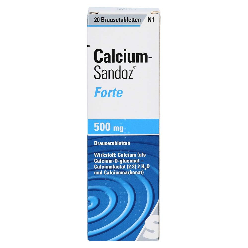 CALCIUM SANDOZ FORTE EFFERVESCENT TABLETS (20 PCS.) - Pharmacy Shop