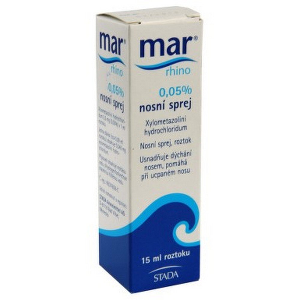Mar Rhino 0.5mg/ml nasal spray 15ml,Mar Reno 0,5 mg / ml nosní sprej ...